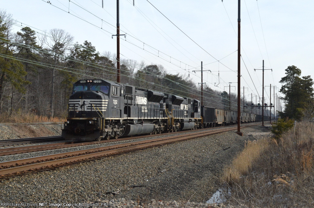 NS loaded coal train 590